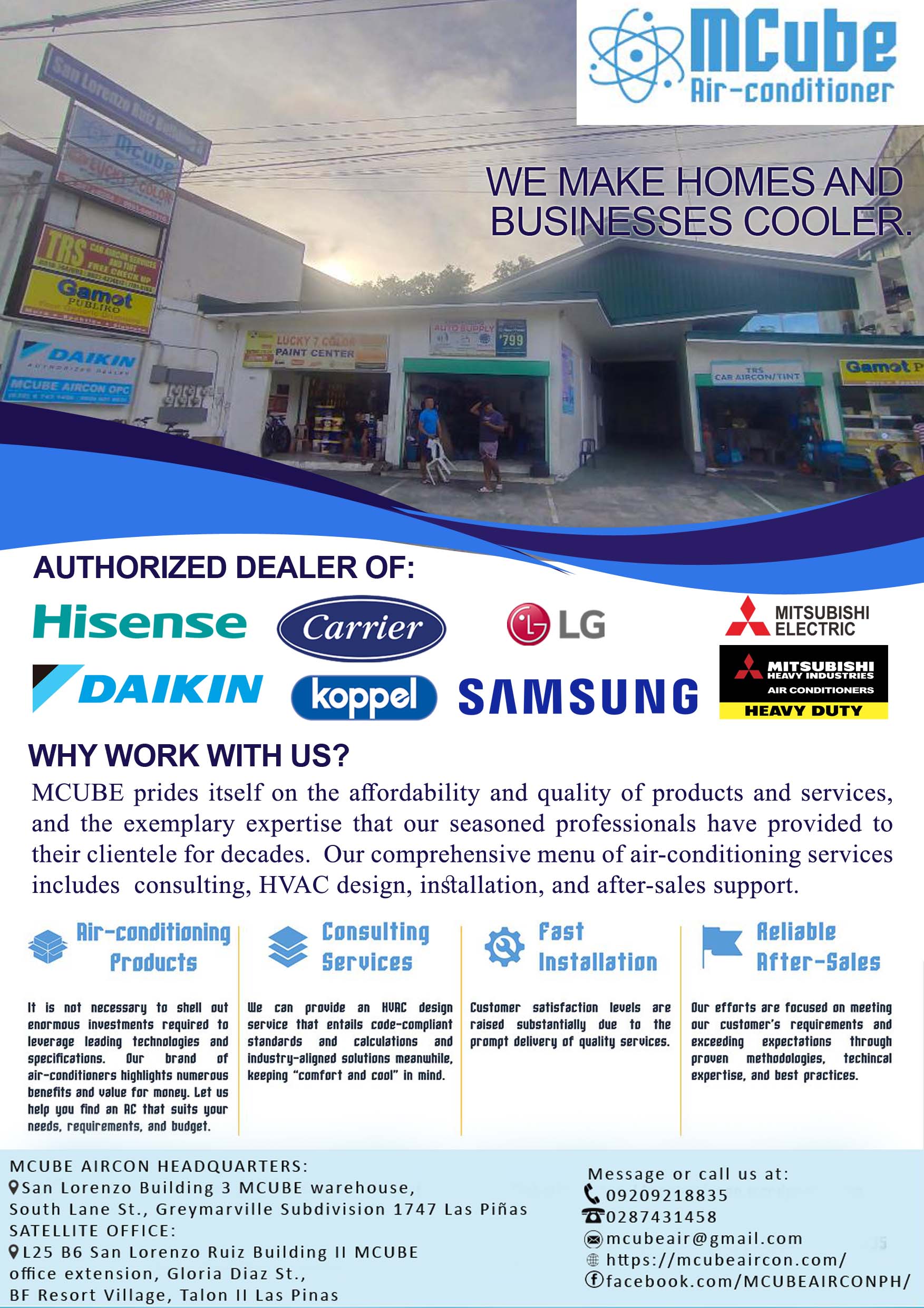 Our Brands – MCUBE AIRCON
