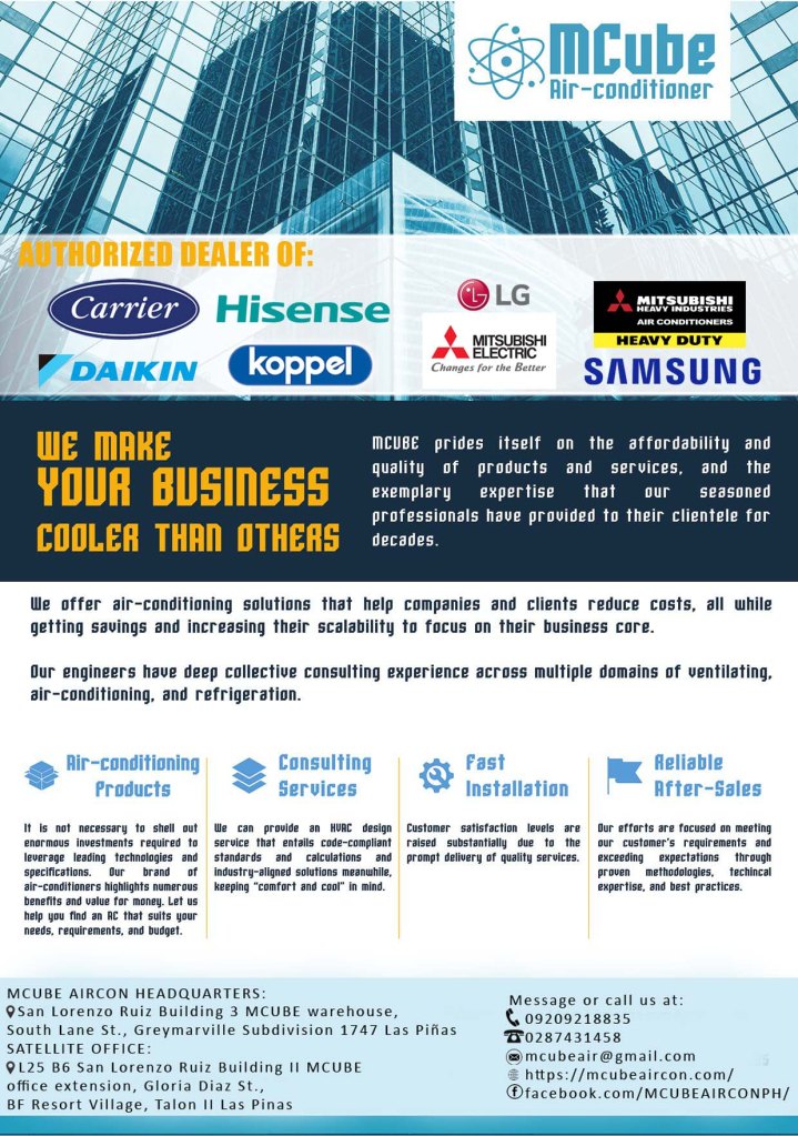 Our Brands - MCUBE AIRCON